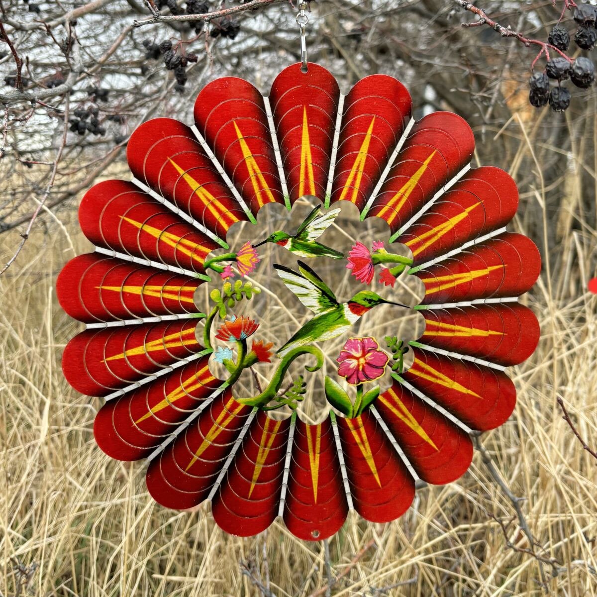 Hummingbird Wind Spinner – Bird House on the Greenway
