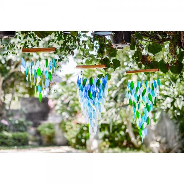 Deluxe Ocean Waterfall Glass Chime – Bird House on the Greenway