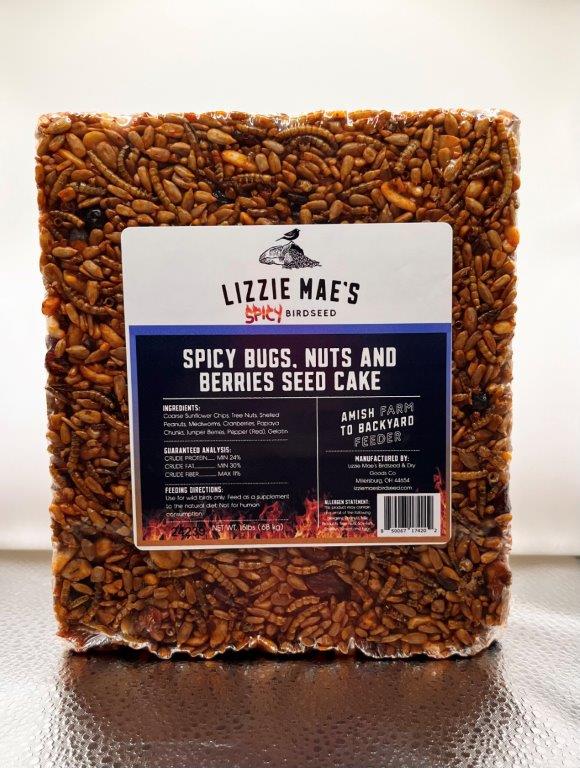 Spicy Bug Nut Berry Large Seed Cake – Bird House on the Greenway