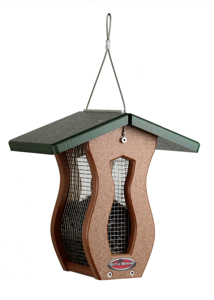 Recycled Curved Screen Feeder (Small) – Bird House on the Greenway